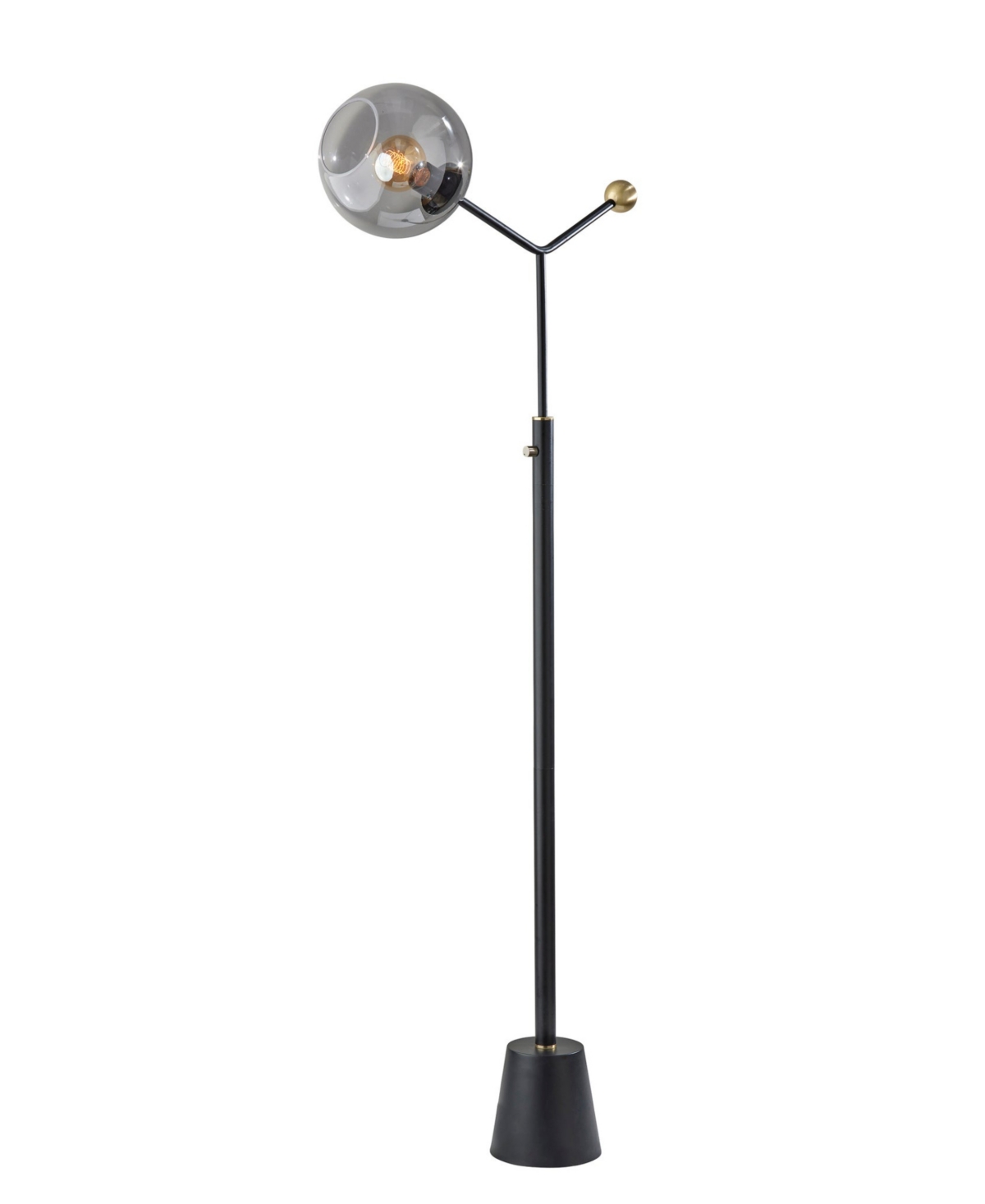 Click here for Adesso 62 Dusk Floor Lamp - Black prices