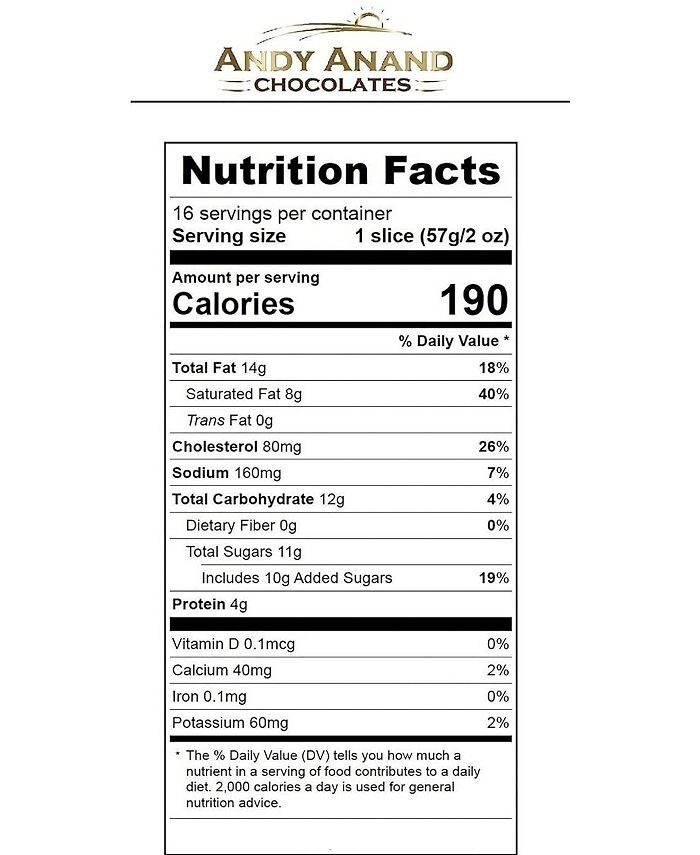 Andy Anand Chocolatier Andy Anand Caramel Walnut Cheesecake 9 - Made in ...