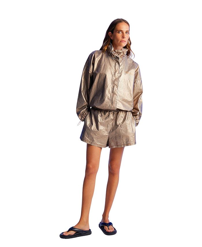 NOCTURNE Women's Bronze Metallic Jacket - Macy's