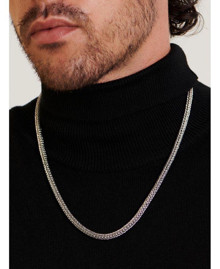 DEVATA Foxtail Round 5mm Chain Necklace in Sterling Silver - Macy's