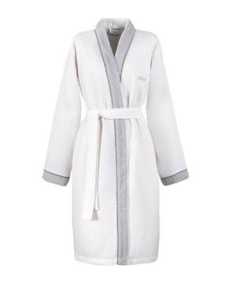 Boss Home Therms Waffle Weave Bathrobe - Macy's