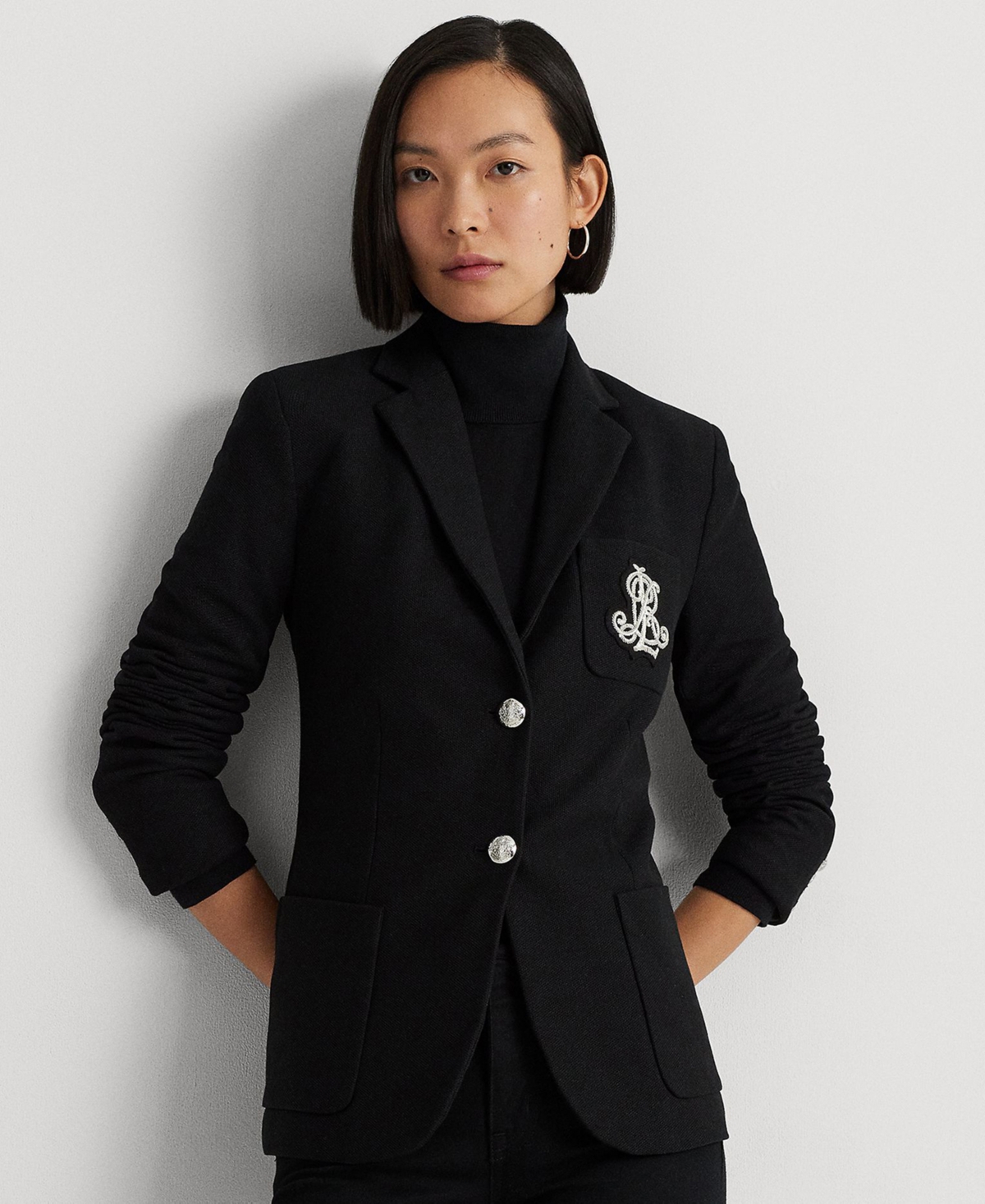 Click here for Lauren Ralph Lauren Petite Bullion Jacquard Blazer... prices