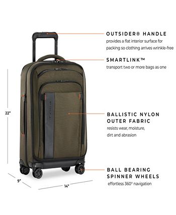 Briggs & Riley ZDX 22" Carry-on Expandable Spinner - Macy's