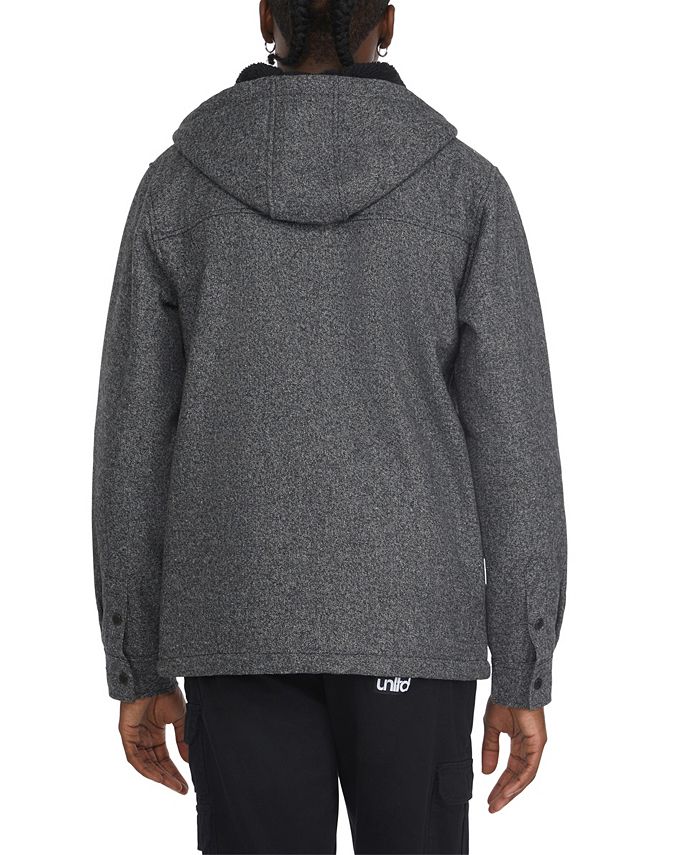 Ecko Unltd Ecko Men's Buffed Up Sherpa Flannel Jacket - Macy's
