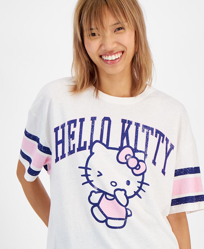 Grayson Threads, The Label Juniors' Hello Kitty Varsity Graphic T-Shirt ...
