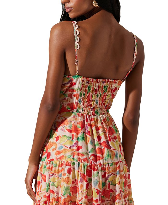 ASTR the Label Women's Tazia Button-Front Maxi Dress - Macy's