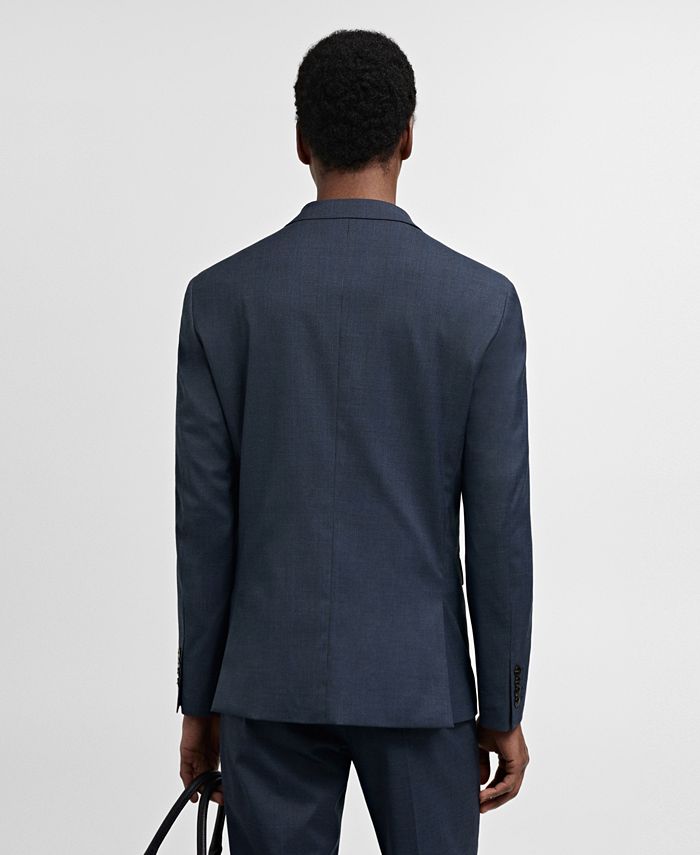 MANGO Men's Super Slim-Fit Stretch Fabric Suit Blazer - Macy's