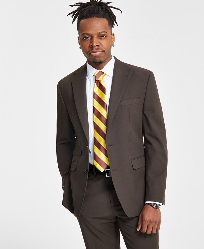 Tayion Collection Men's Classic-Fit Solid Suit Separate Jacket - Macy's