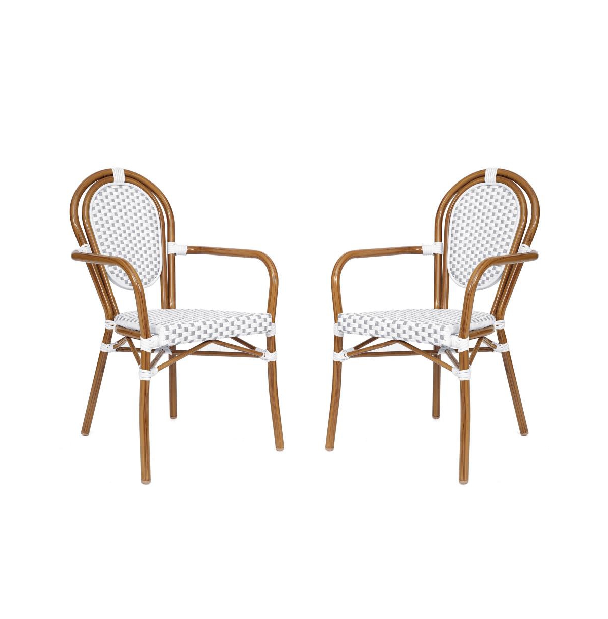 Click here for Merrick Lane Celia Set Of Two Stacking Thonet Bist... prices