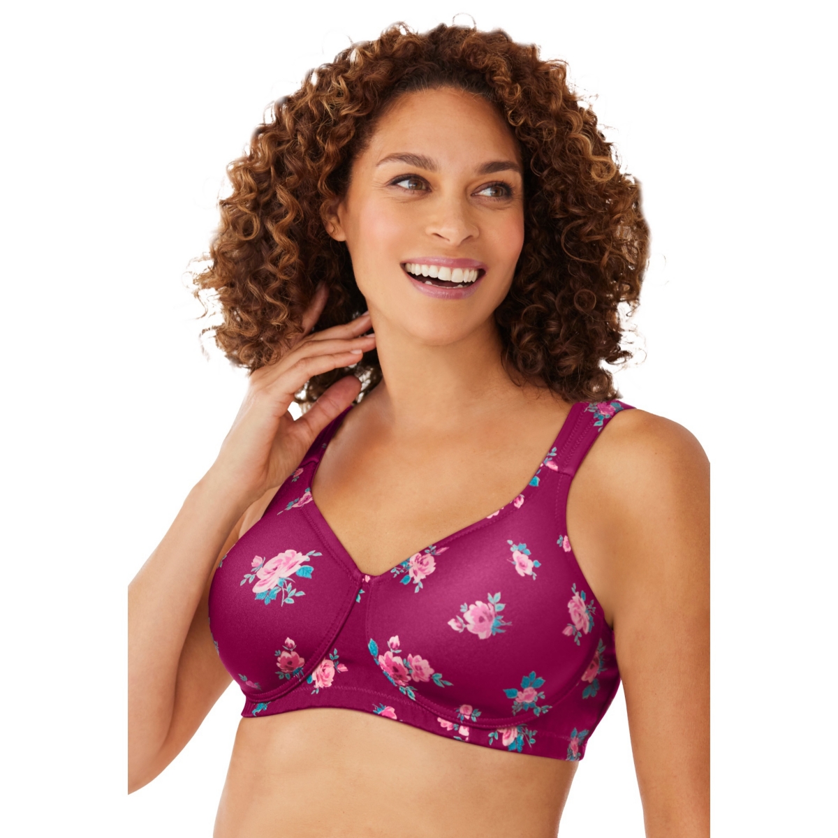 Click here for Comfort Choice Womens Microfiber Wireless Lightly... prices