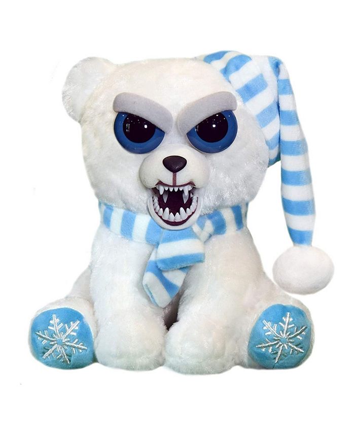 William Mark Feisty Pets Frankie Frostbite Snowflake Polar Bear Plush Figure - Macy's