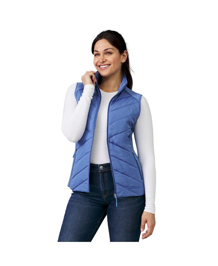 Free Country Women's Quilted Hybrid Vest - Macy's