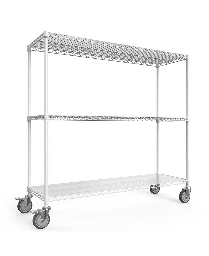 Simplie Fun 3 Tier Shelf Wire Shelving Unit - 3000Lbs - Macy's
