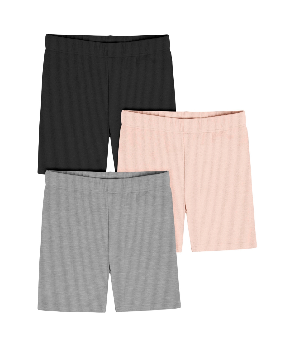 Click here for Gerber Toddler Girls Bike Shorts  3-Pack - Grey prices