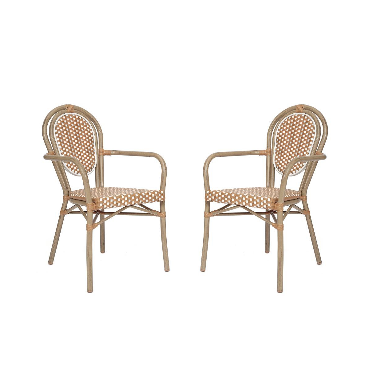 Click here for Merrick Lane Celia Set Of Two Stacking Thonet Bist... prices