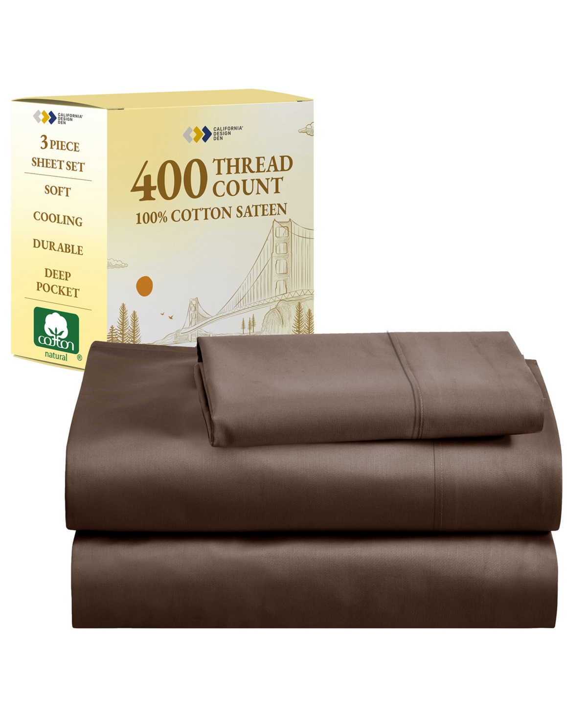 Click here for Soft Cotton Sheet Set - 400 Thread Count 100 Cotto... prices