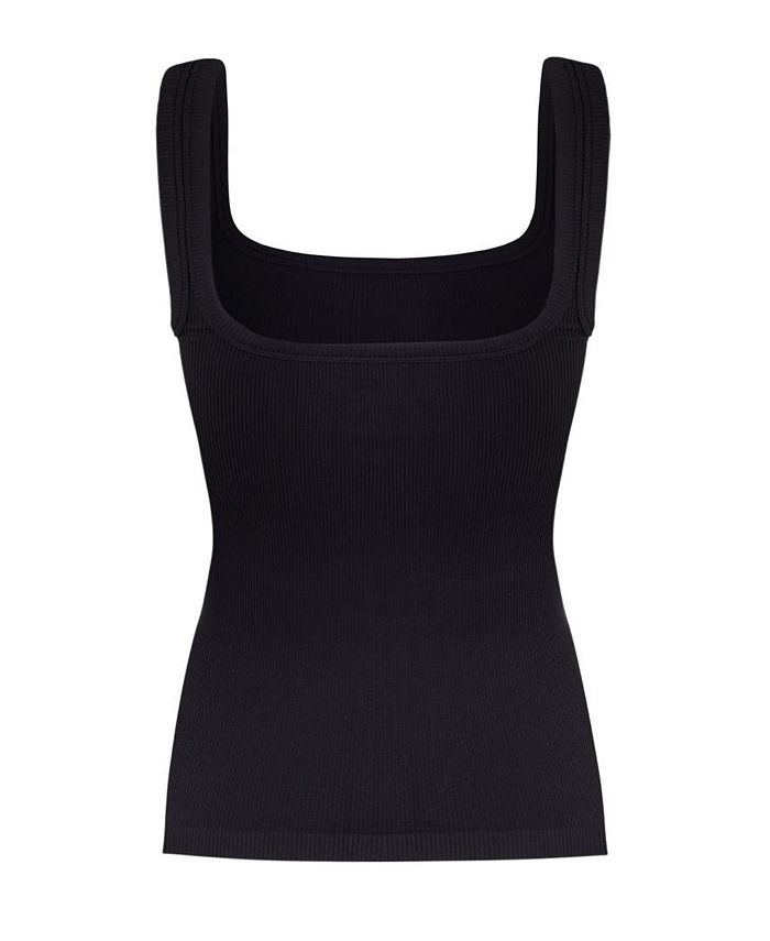 NOCTURNE Women's Ribbed Wide Strap Top - Macy's
