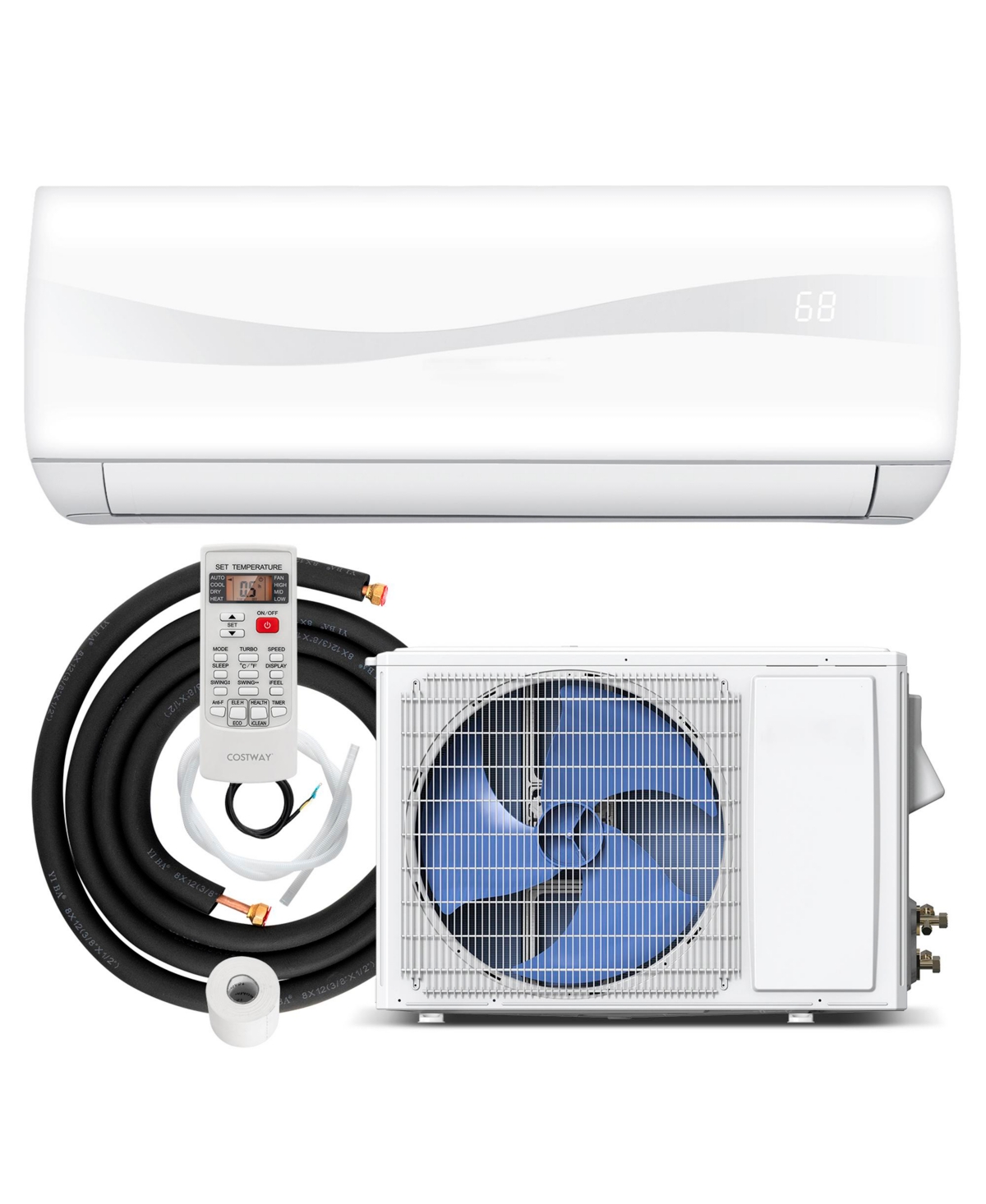 Click here for Sugift 12000 Btu 17 SEER2 208-230V Ductless Mini S... prices