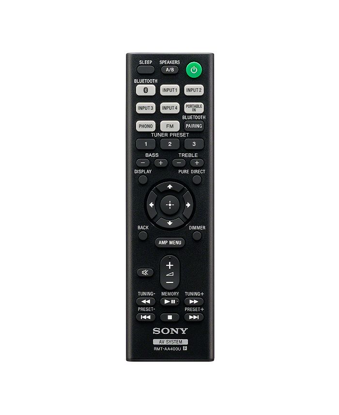 Sony STR-DH190 Stereo Receiver with Phono Input and Bluetooth ...