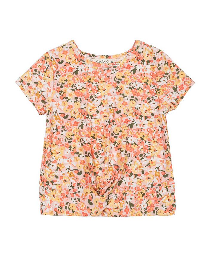 Derek Heart Big Girls 2 Pack Tops, Impala/Multi - Macy's