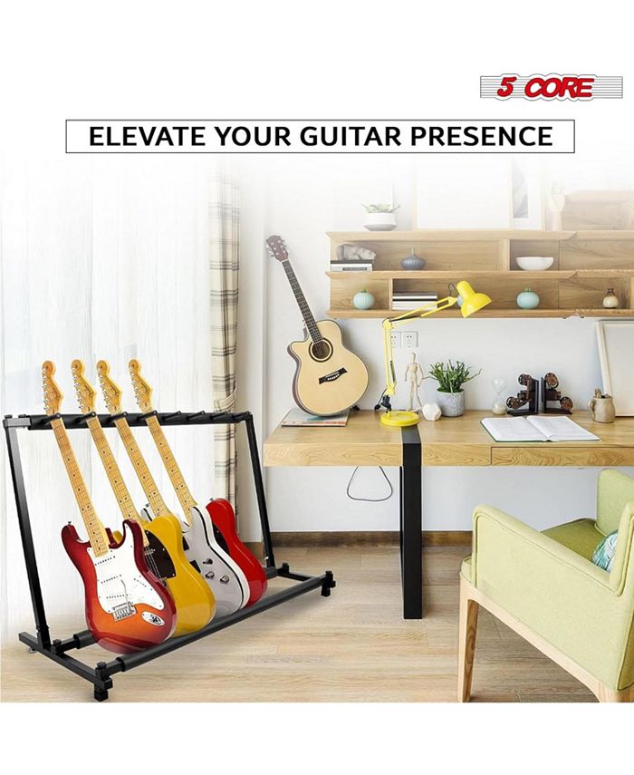 5 Core Guitar Rack Stand • 7 Multi Guitars Holder Storage Stands for ...