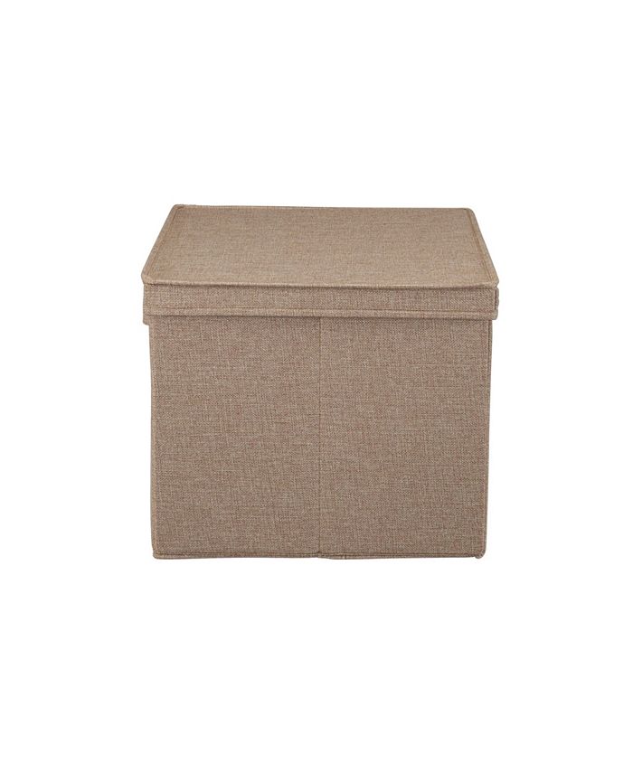 Household Essentials Wide Storage Box with Lid - Macy's