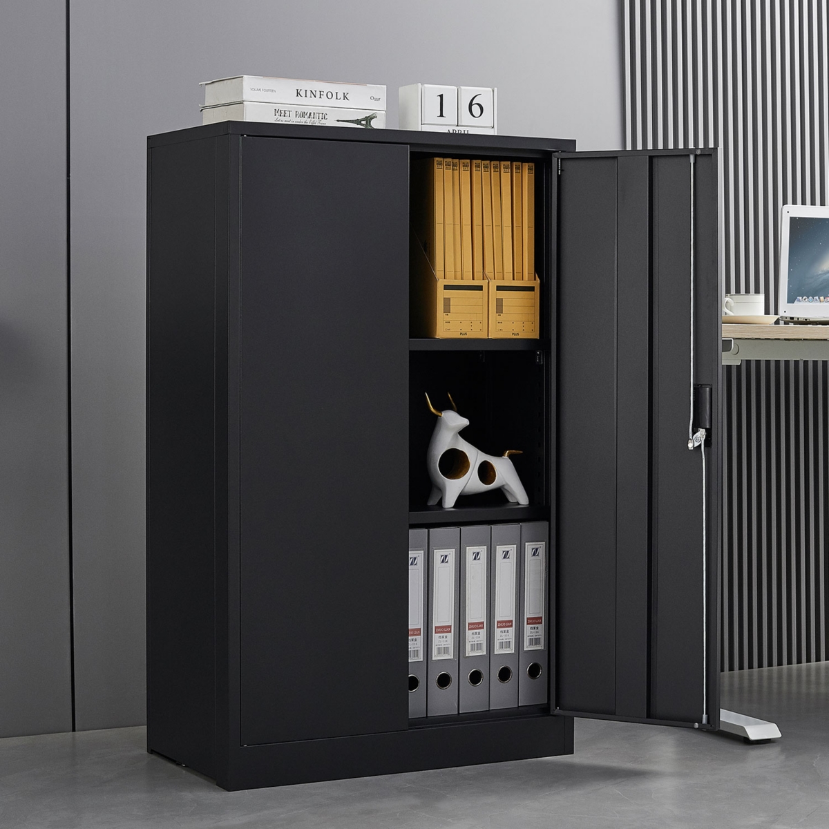 Click here for Streamdale Furniture Metal Locking Storage Cabinet... prices