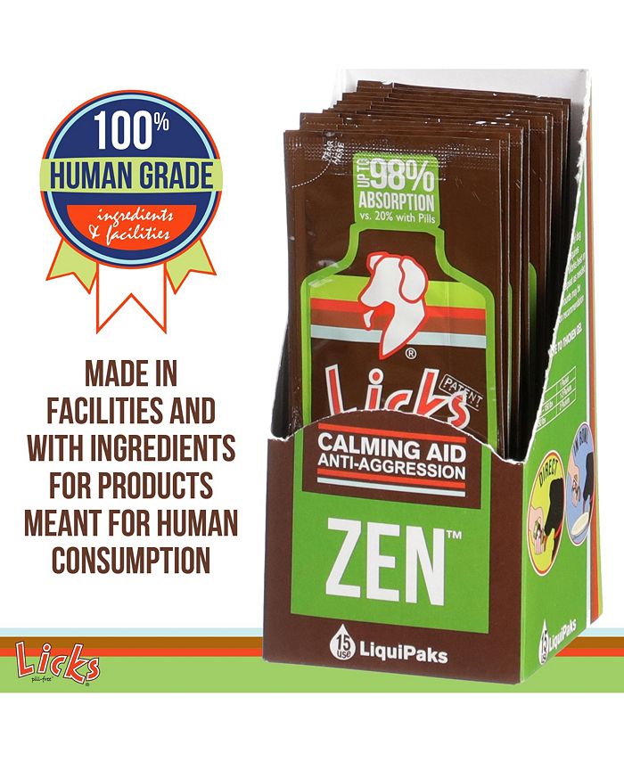 Licks Pill Free Licks Pill-Free Zen Dog Calming - Calming Aid ...