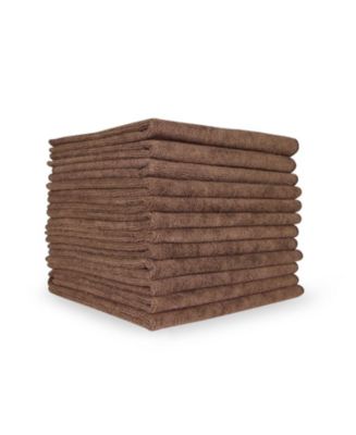 Arkwright Home Smart Choice Microfiber Cloths (12 Pack), 16x16, 49gm ...