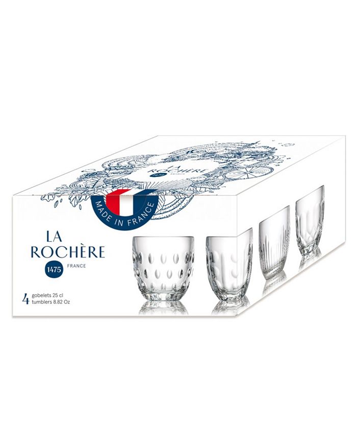 La Rochère La Rochere 8 oz Assorted Tumblers - Set of 4 - Macy's