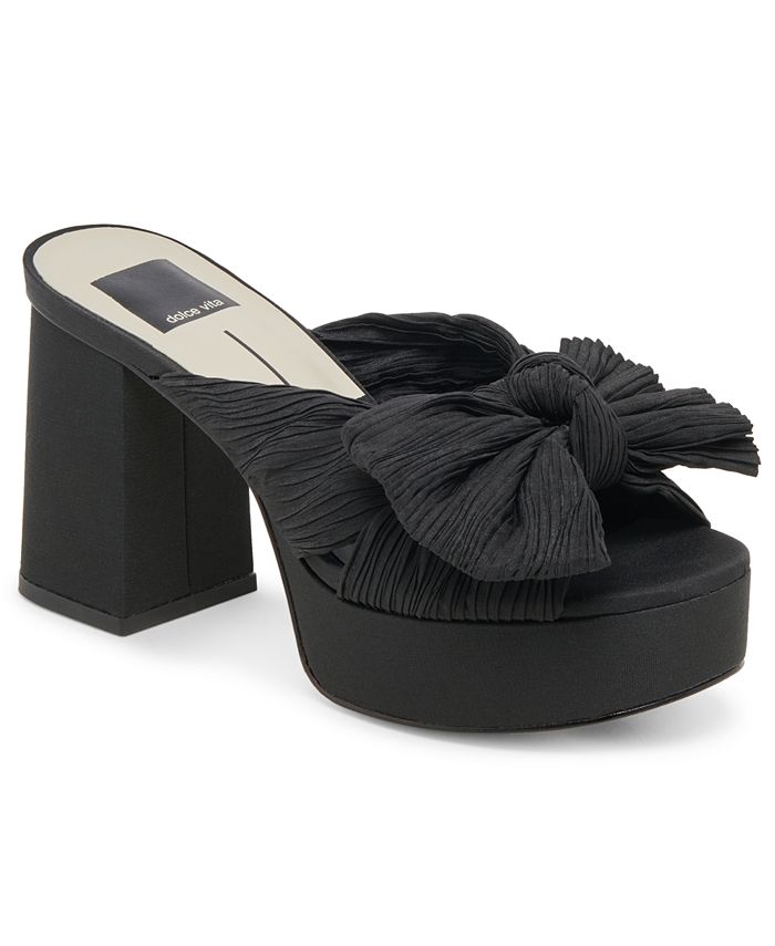 Dolce Vita Women's Blare Platform Bow Dress Sandals - Macy's