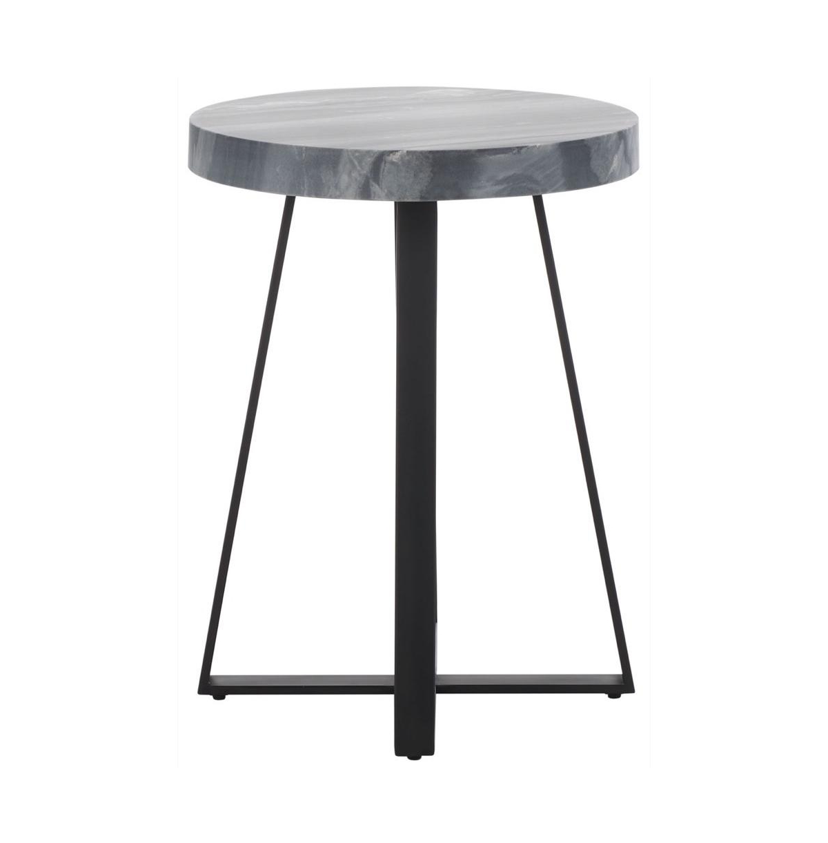 Click here for Safavieh Guenon Round Accent Table - Grey marble/b... prices