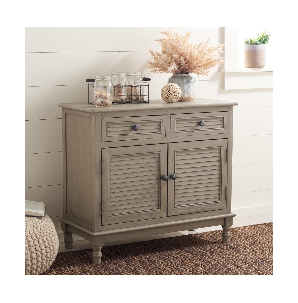Click here for Safavieh Tate 2Drw 2 Door Sideboard - Greige prices