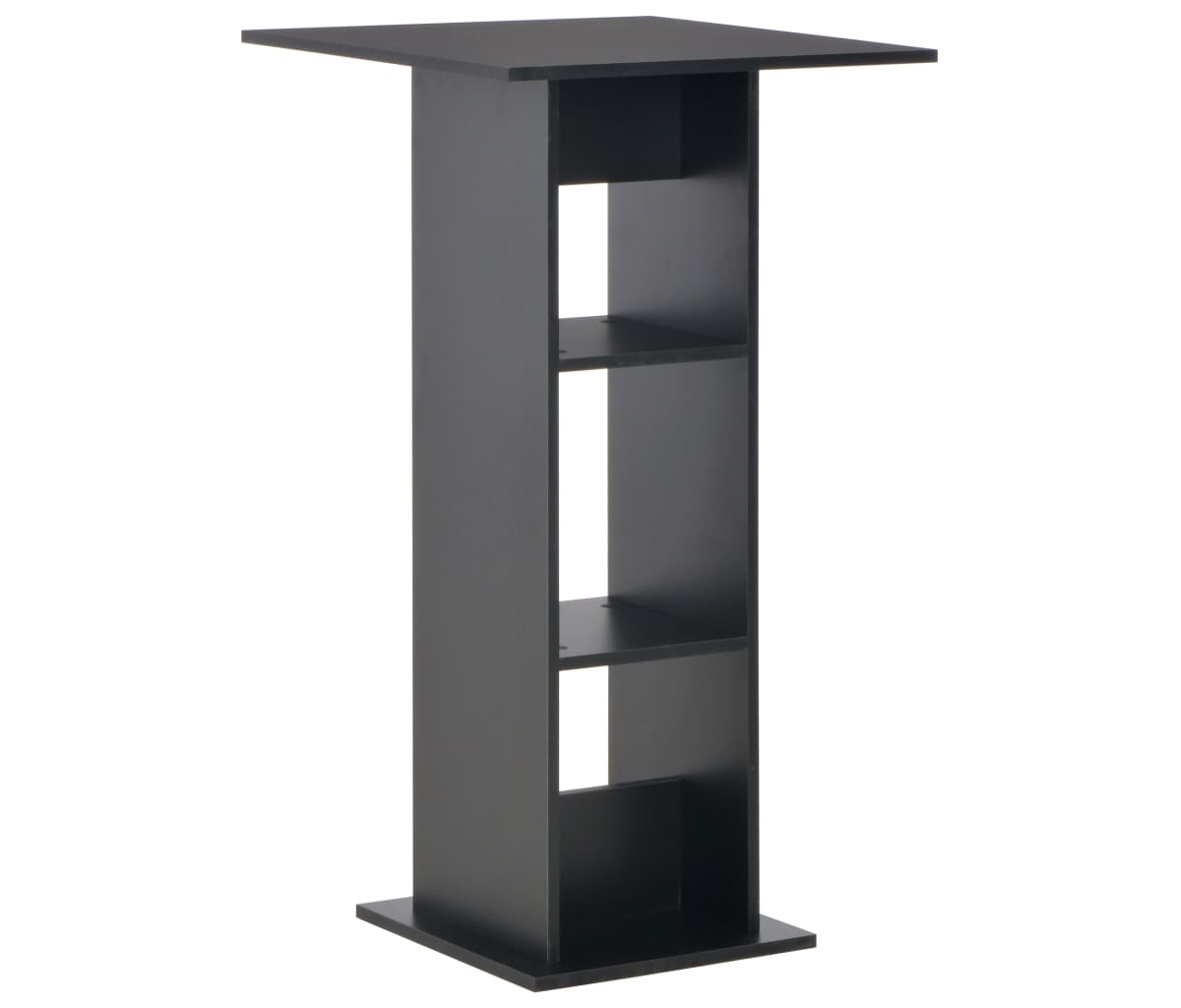 Click here for vidaXL Bar Table Black 23.6x23.6x43.3 - Black prices