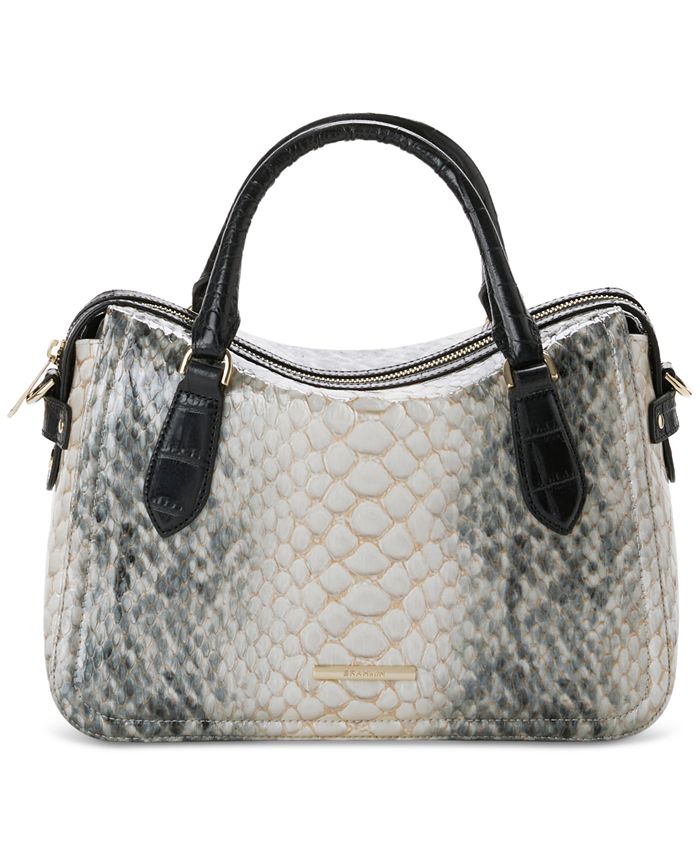 Brahmin Micaela Medium Leather Satchel - Macy's