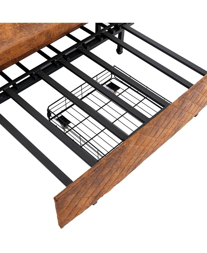 Simplie Fun Convertible Sleeper Sofa Bed, Modern Velvet Loveseat Couch ...