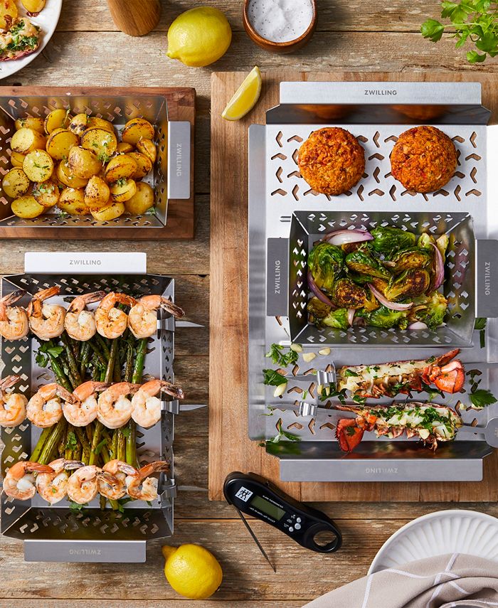 Zwilling BBQ 4pc Grill Basket Set - Macy's
