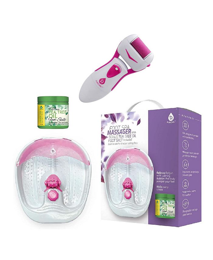 PURSONIC Ultimate Foot Care Bundle: Foot Spa Massager with Tea Tree Oil ...