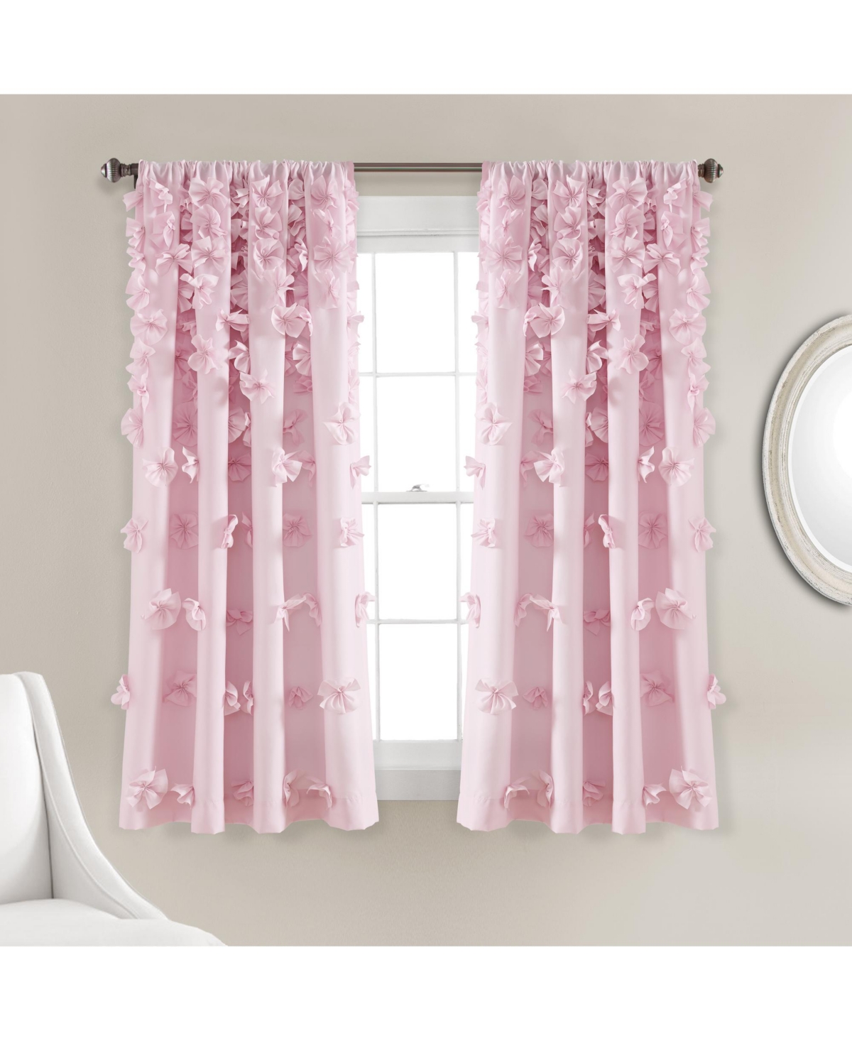 Click here for Lush Decor Riley Window Curtain Panel - Lilac prices