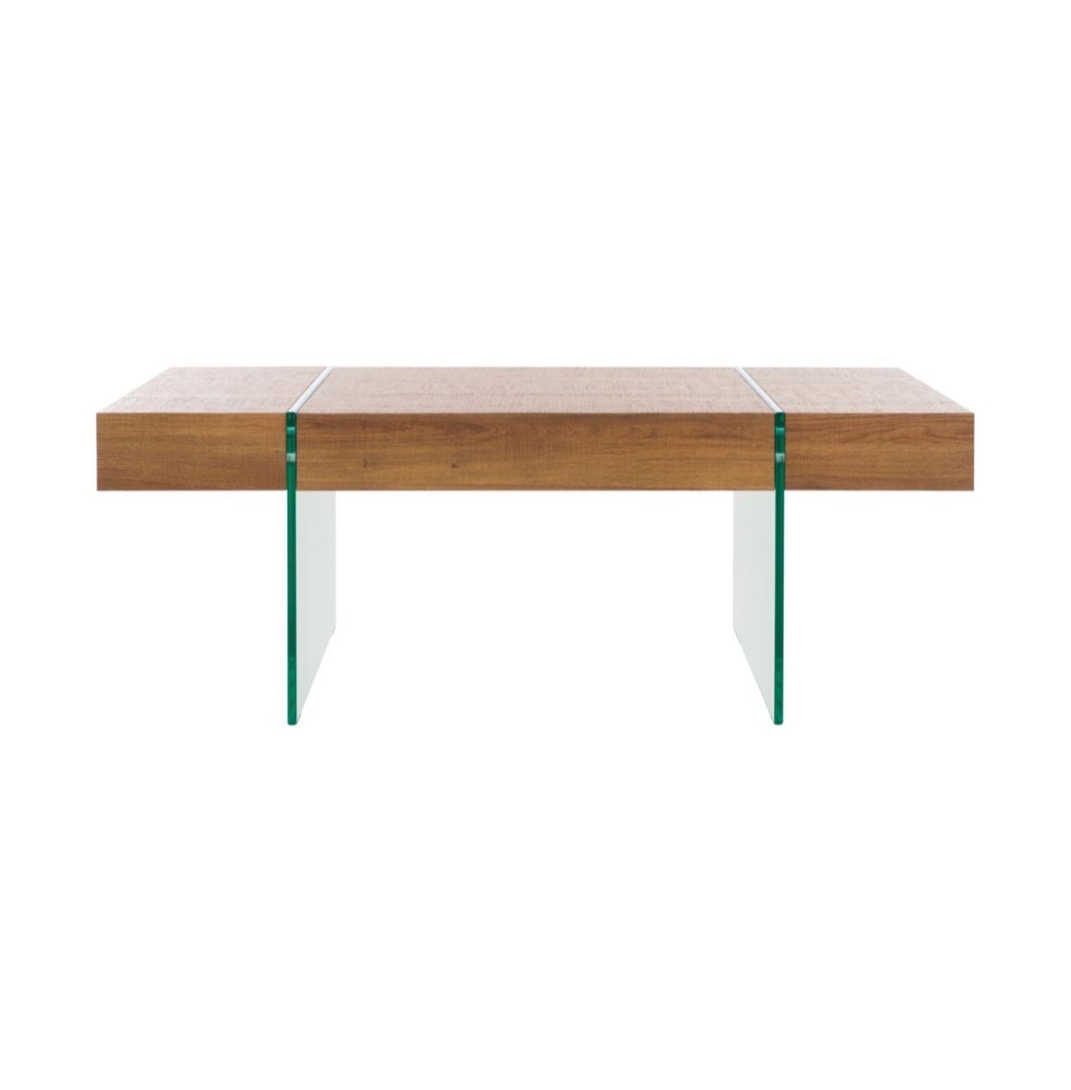 Click here for Jacob Rectangular Glass Leg Modern Coffee Table -... prices