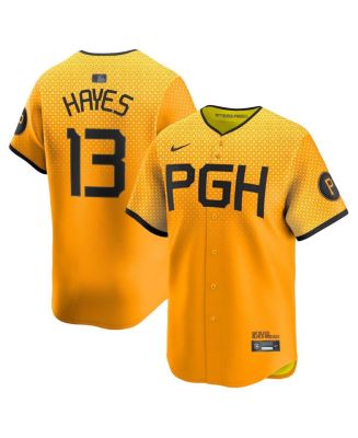 Nike Men's Ke'Bryan Hayes Gold Pittsburgh Pirates City Connect Limited ...