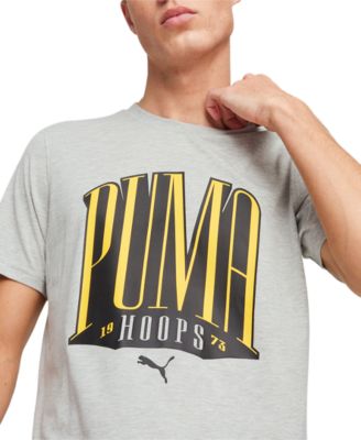 Puma Men's Hoops Logo Graphic T-Shirt - Macy's