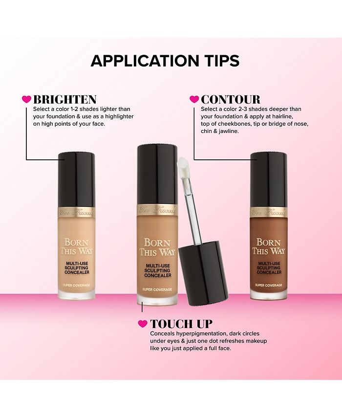 Too Faced Born This Way Super Coverage Multi-Use Sculpting Concealer ...