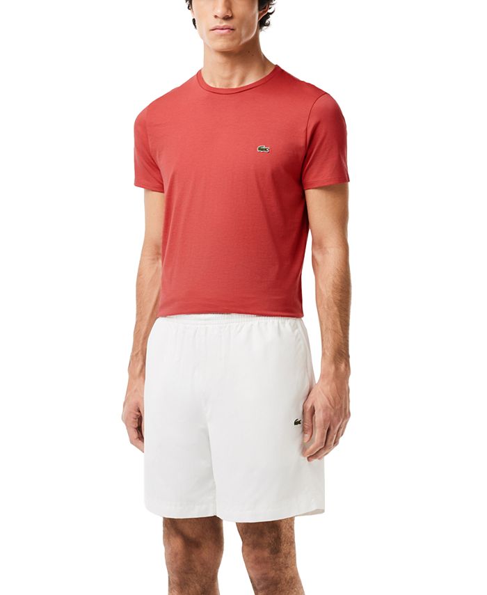 Lacoste Men's Classic Crew Neck Soft Pima Cotton T-Shirt - Macy's