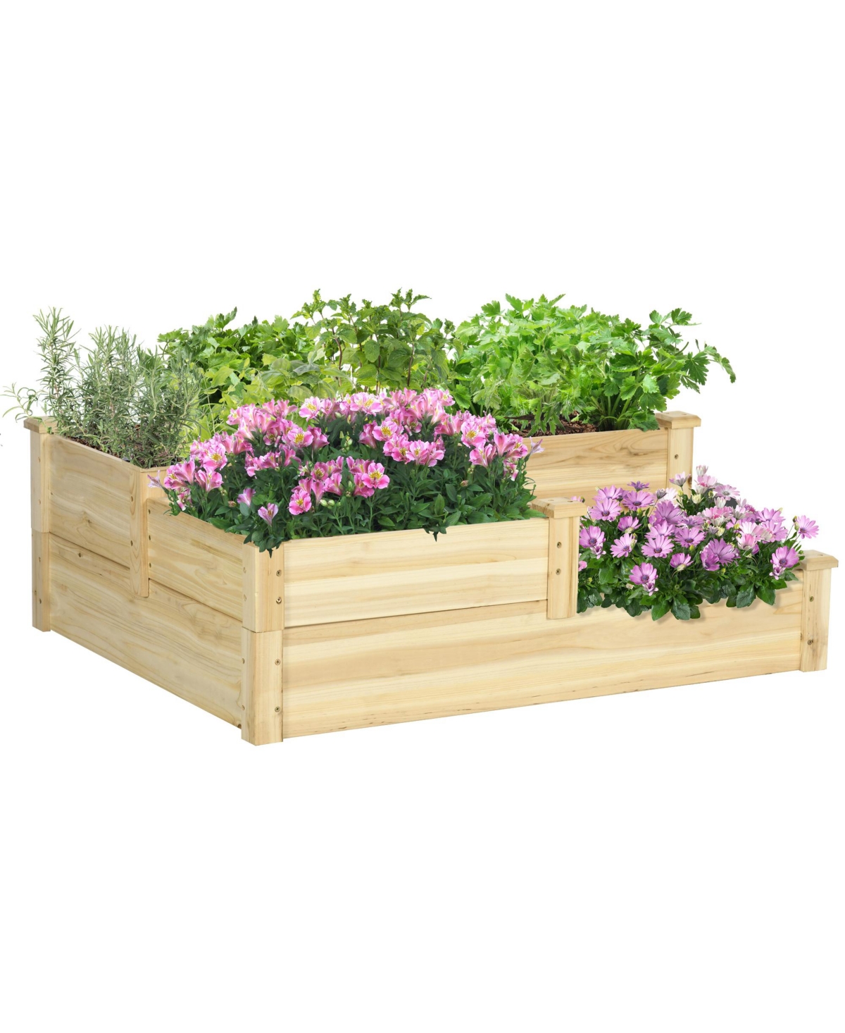 Click here for Outsunny 3 Tier Raised Garden Bed  Planter Box for... prices