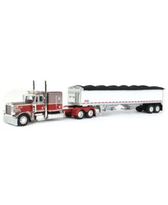 DCP 1/64 Brown Maroon Peterbilt 389 63in Flattop w/ Wilson Grain ...