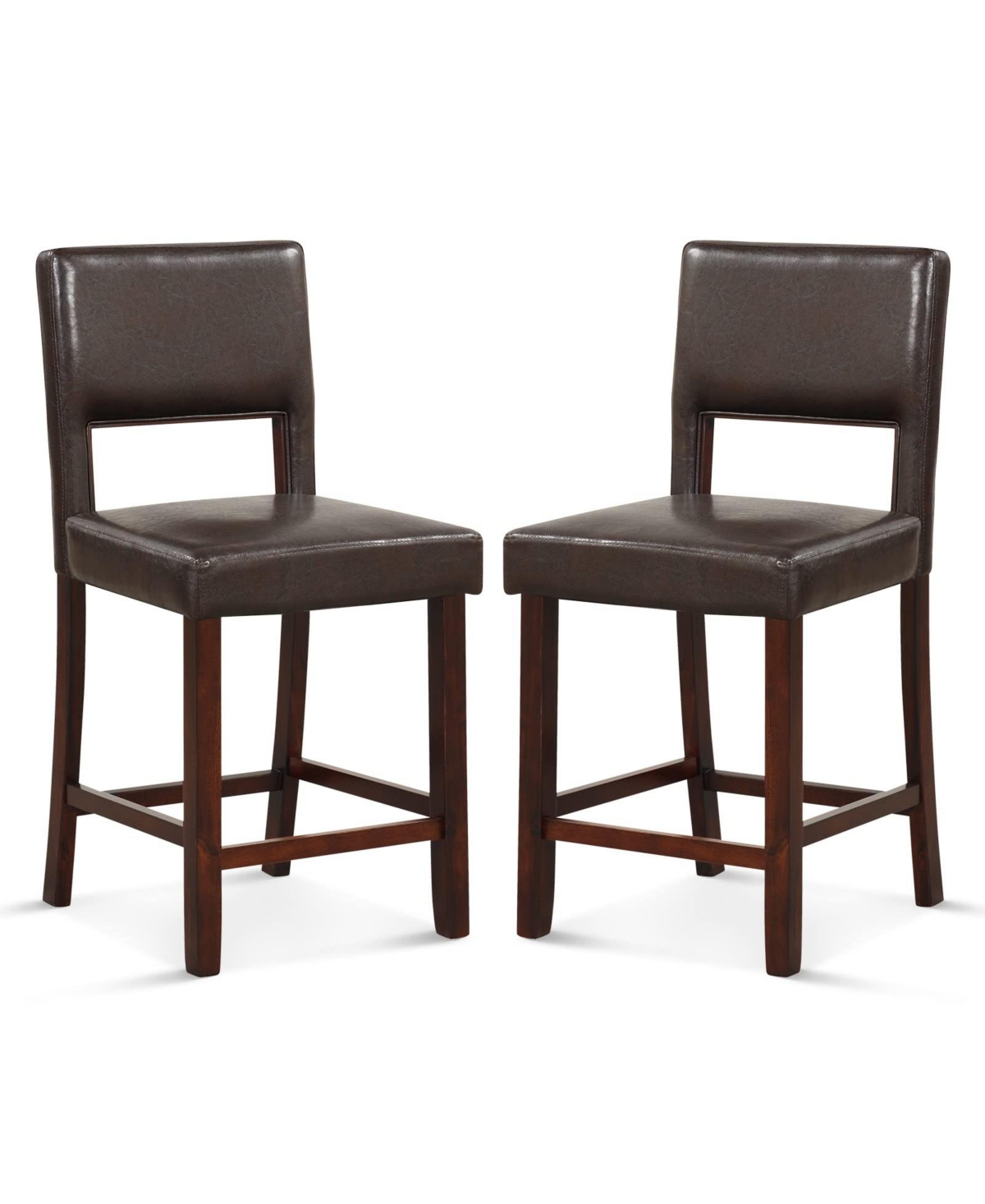 Click here for Sugift 2 Piece Bar Chair Set with Hollowed Back an... prices