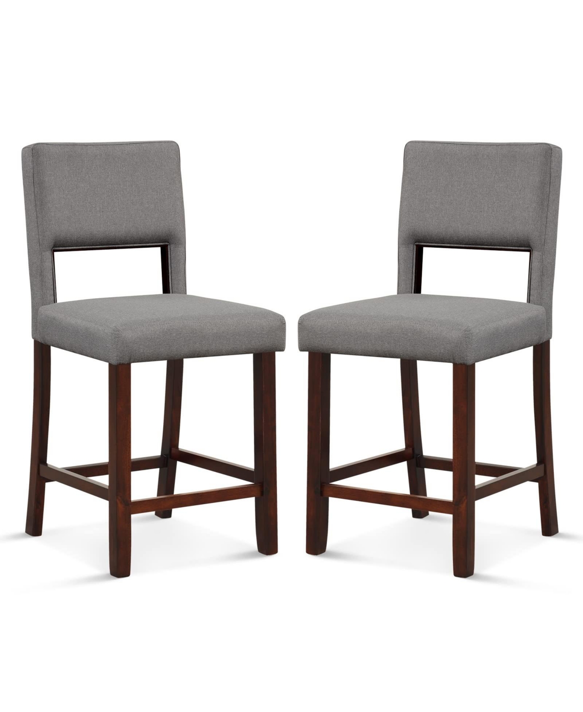 Click here for Sugift 2 Piece Bar Chair Set with Hollowed Back an... prices