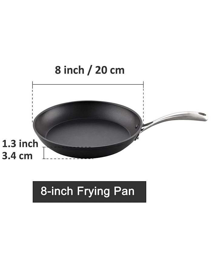 Cooks Standard Frying Omelet Pan, Classic Hard Anodized Nonstick 8-Inch ...