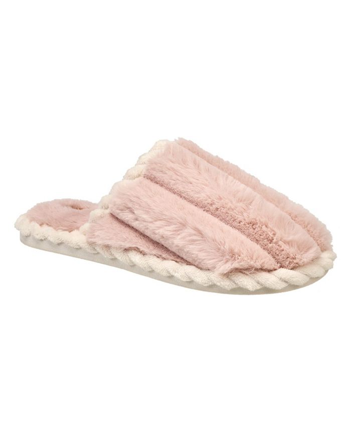 French Connection Women's Fluffy Textured Slipper - Macy's